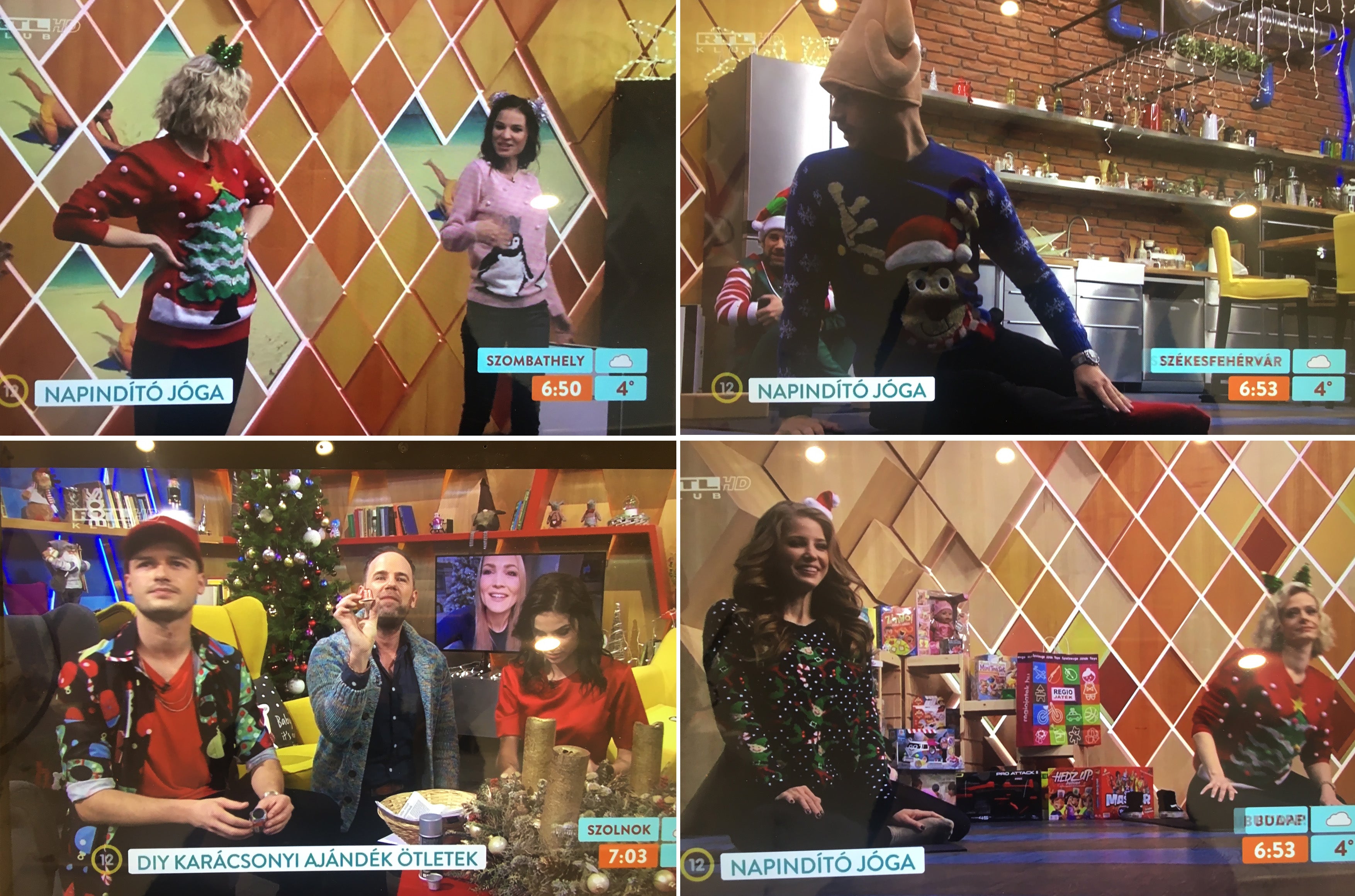 RTL Klub Reggeli- Starring the ugly sweaters – Szputnyik shop