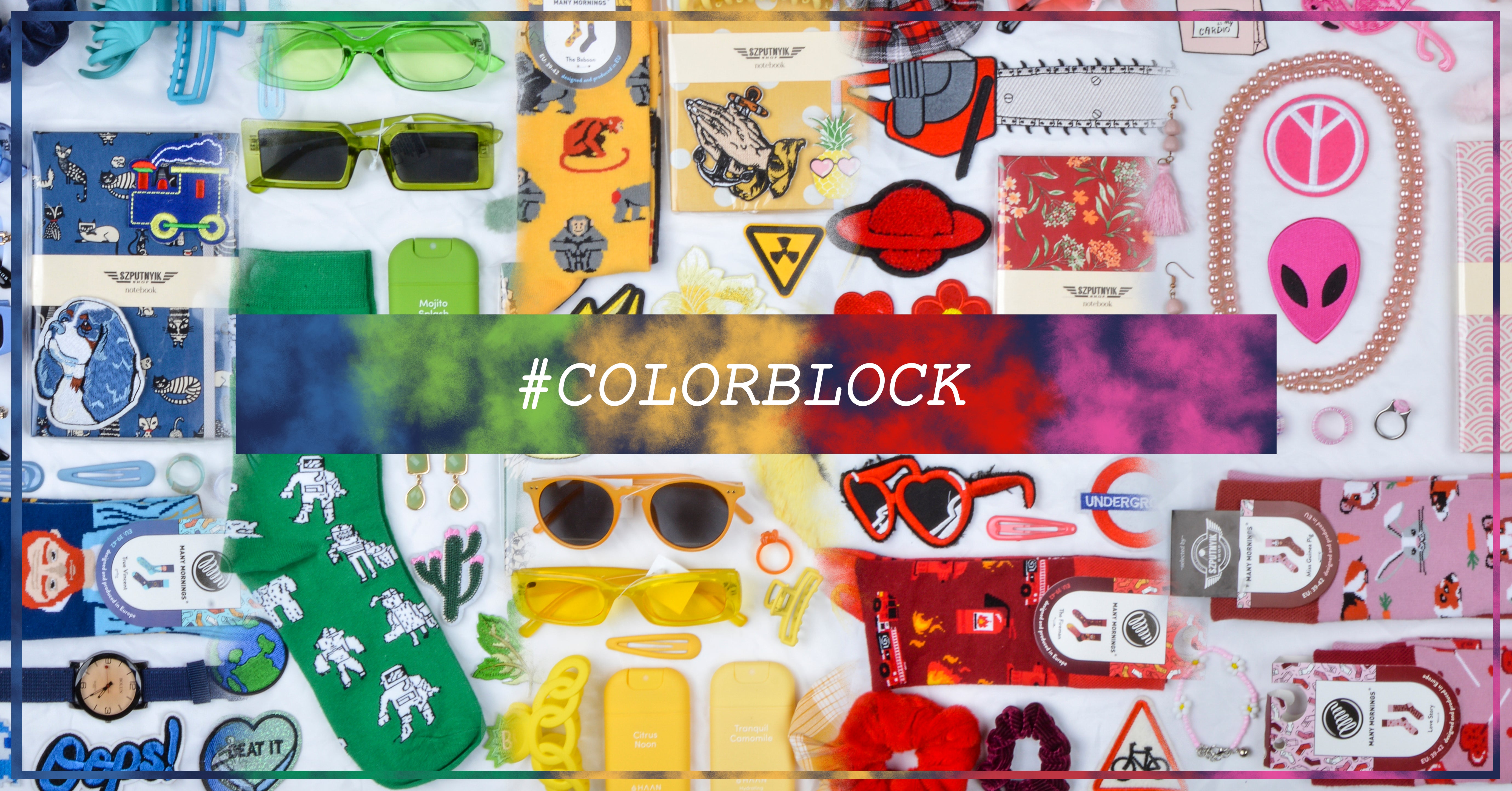 Accessories separated by colors + some color effects – Szputnyik shop